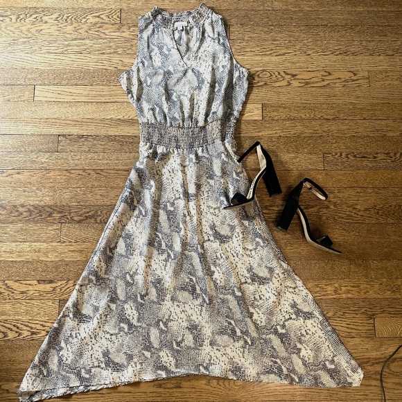 Allison Joy | Dresses | Allison Joy Snake Print Maxi Dress | Poshmark
